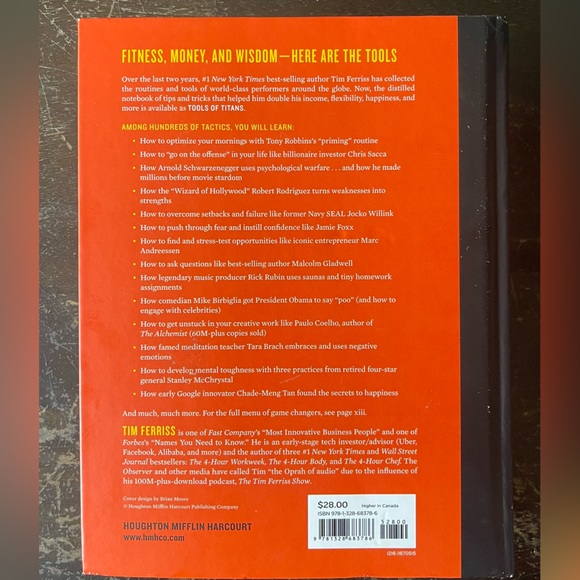 Accents | Tim Ferriss Tools Of Titans Book | Poshmark